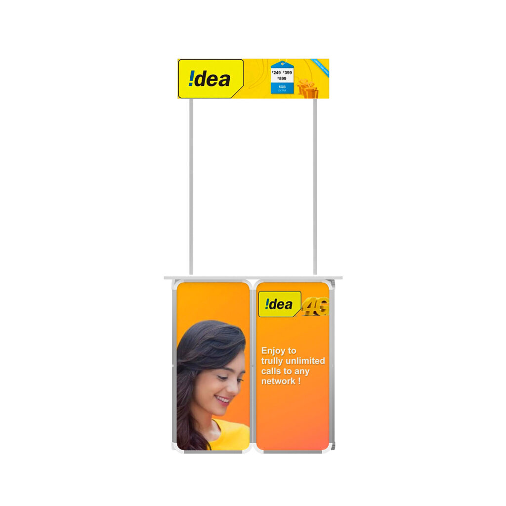 Promotional Display & Portable Counters - Aluminium Fold Promoter