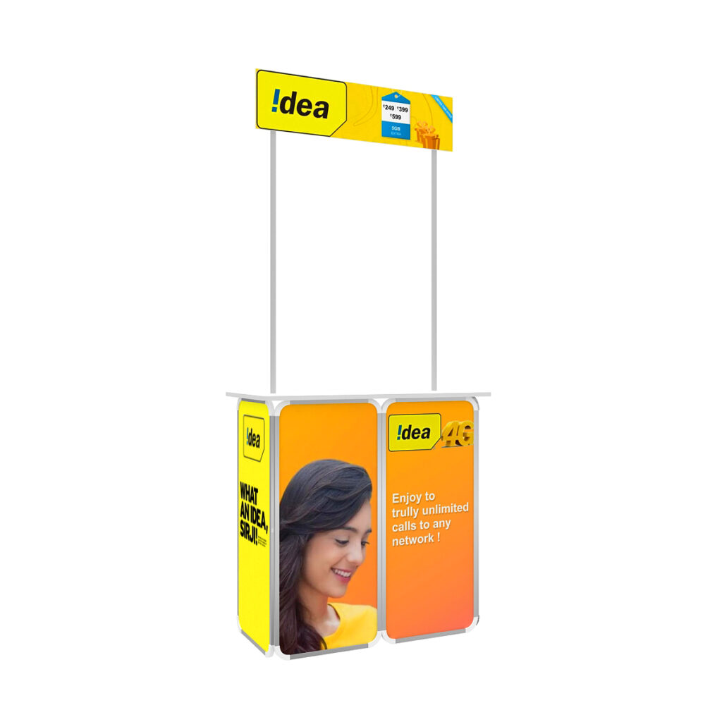 Promotional Display & Portable Counters - Aluminium Fold Promoter