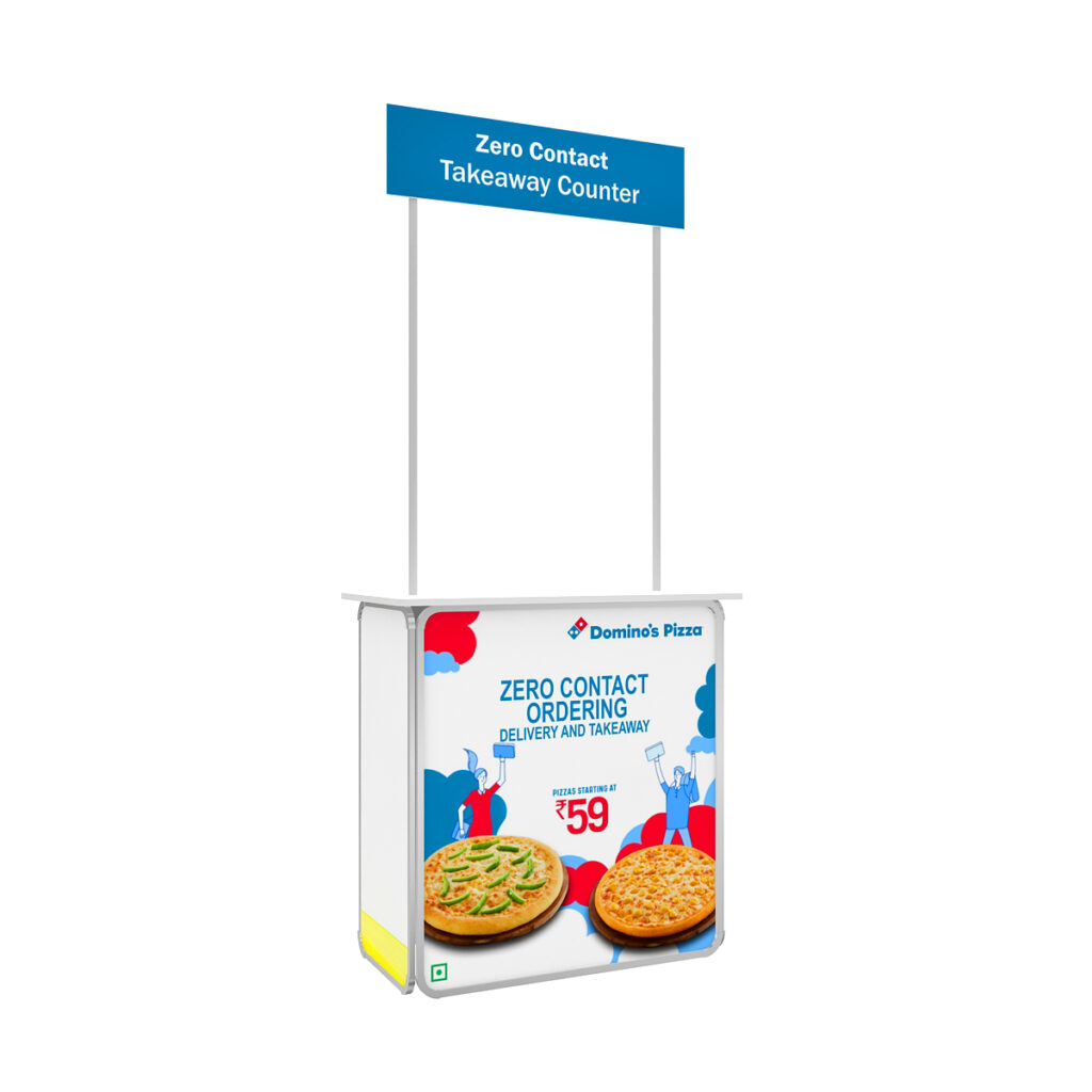 Aluminium Portable Promotional Table & Promotion Counter Table