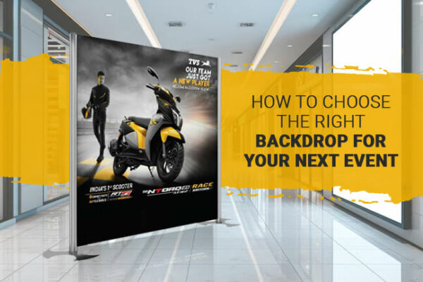 Press conference back drop & Event Backdrop Design | Display Bazaar